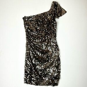 City Triangles | Dresses | City Triangles Sequin One Shoulder Mini ...
